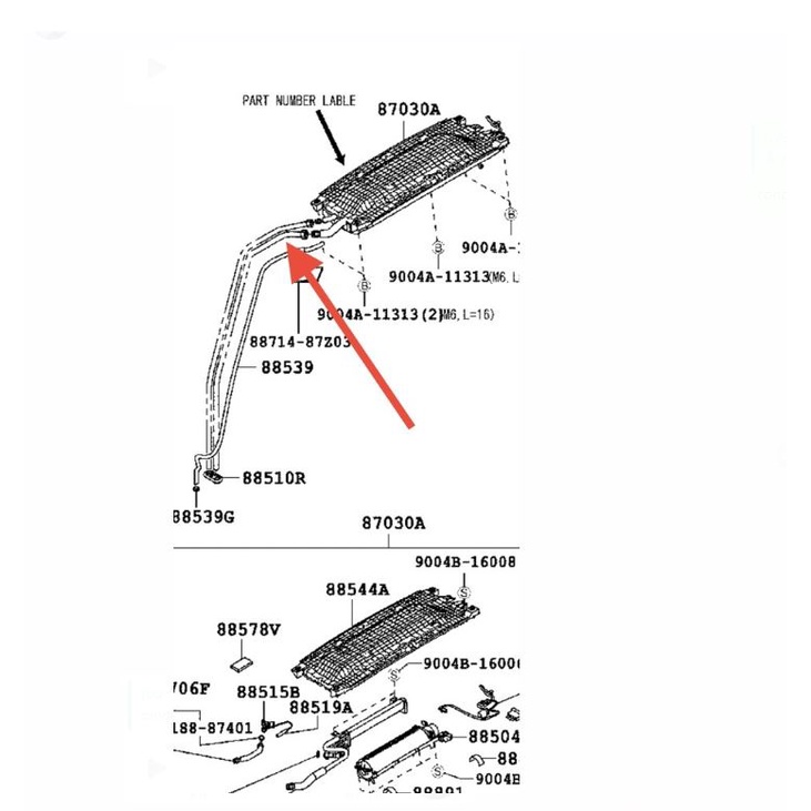 Toyota Avanza f601 2008" Aircond Rear Suction pipe | Shopee Malaysia