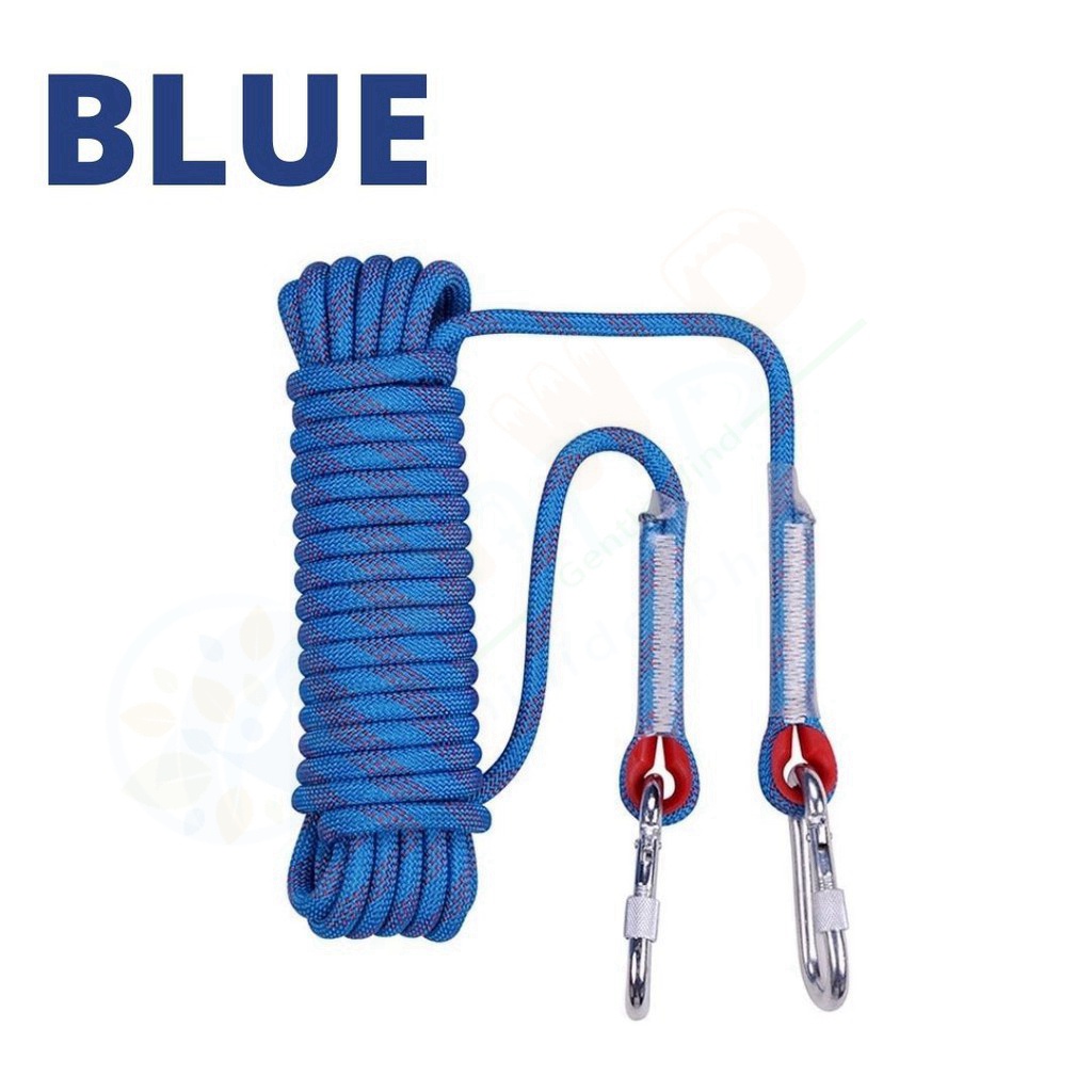 MDP* 10m 20m 30m Climbing Rappelling Rope Double Hook Climb Rope 12mm ...