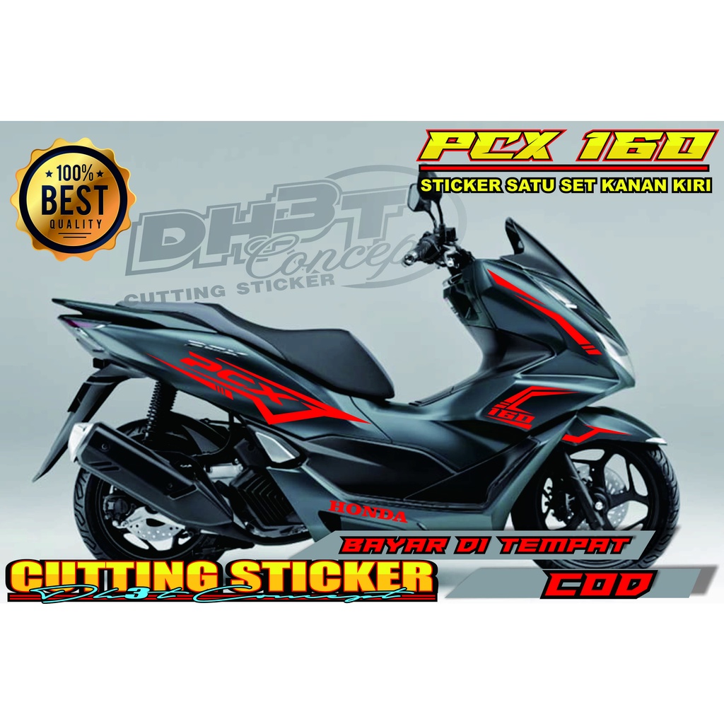 Sticker PCX 160 CUTTING STICKER STRIPING PCX NEW MODEL 1 COOL ...
