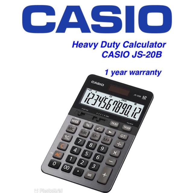 Original Casiojs 10b Js 20b Js 40b Heavy Duty Calculator Casio