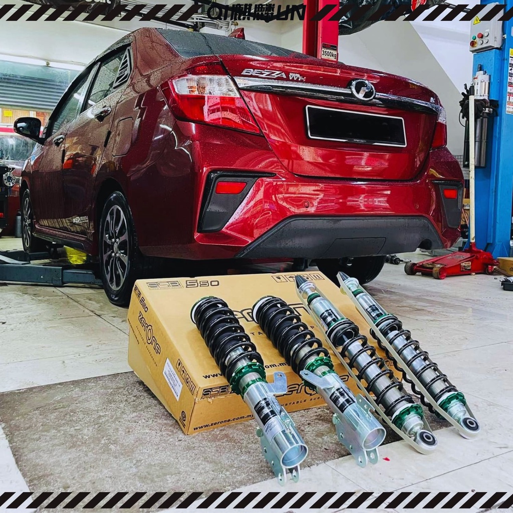 Perodua Axia / Bezza - ZERONE SSR550 HI-LO SOFT HARD ADJUSTABLE ...