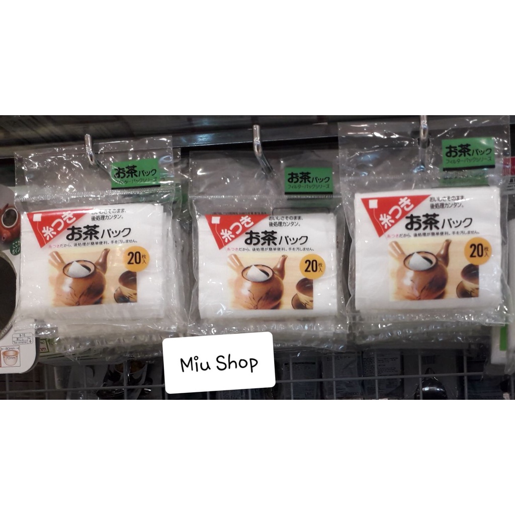 Daiso 20pcs Tea Filter Bag with String | Shopee Malaysia