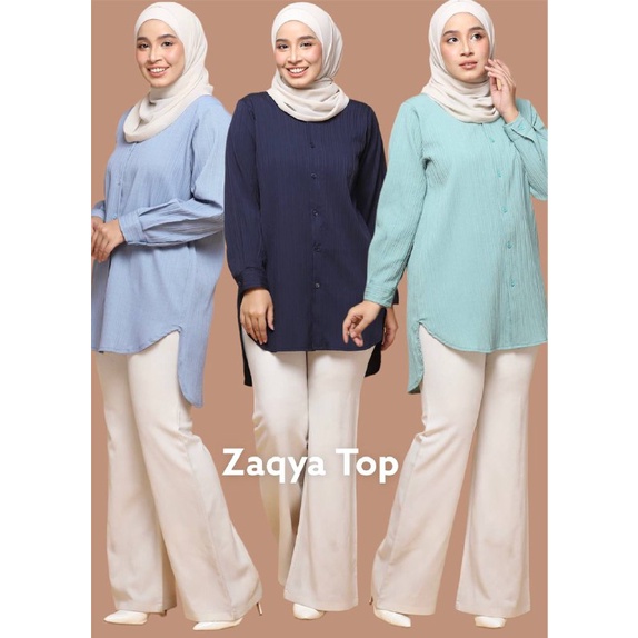 ZAQYA TOP PLAIN 1 AC | Shopee Malaysia
