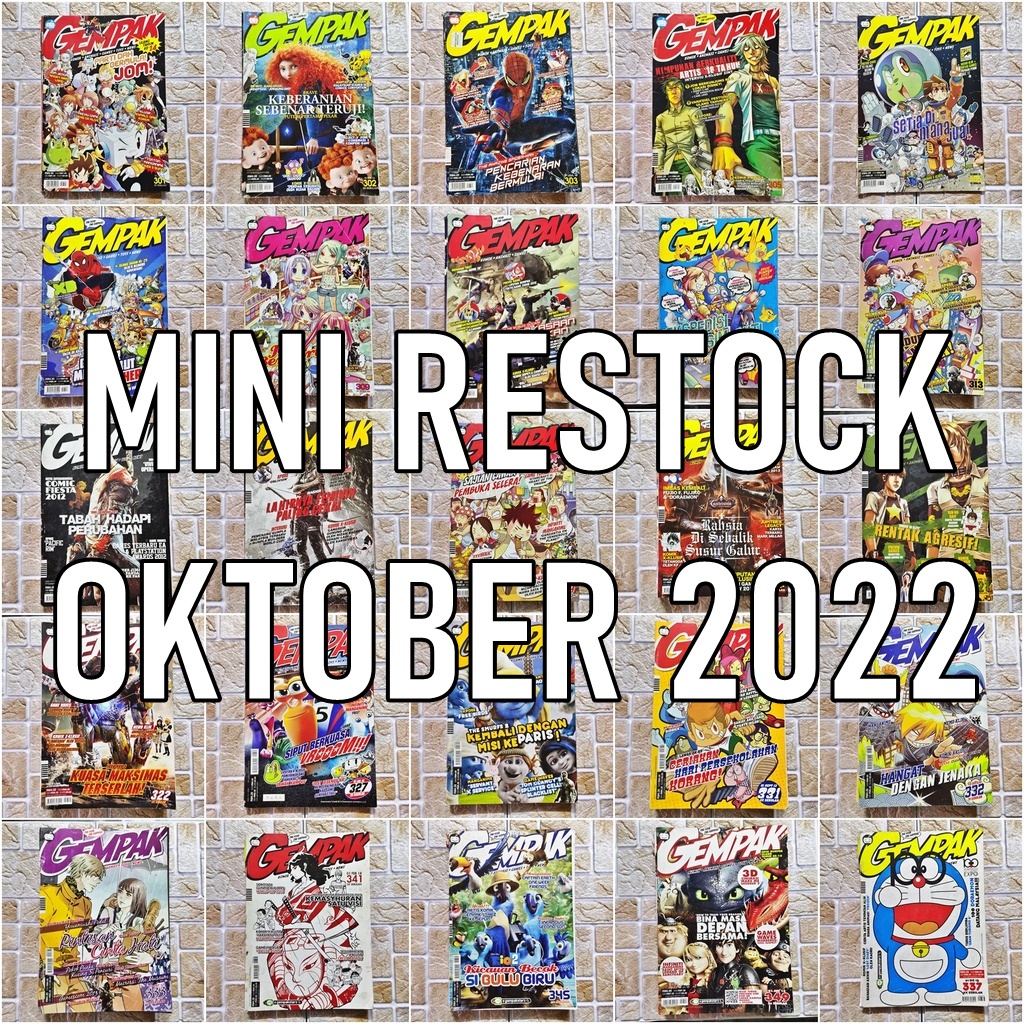 PRELOVED 』Komik Majalah Gempak Isu 301-350 (Gempak Starz/GempakStarz ...