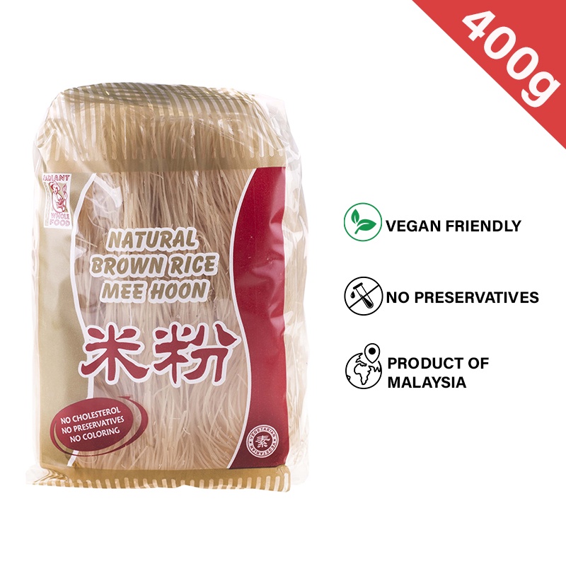 Radiant Natural Brown Rice Mee Hoon (400g) Brown Rice Mihun Bihun ...