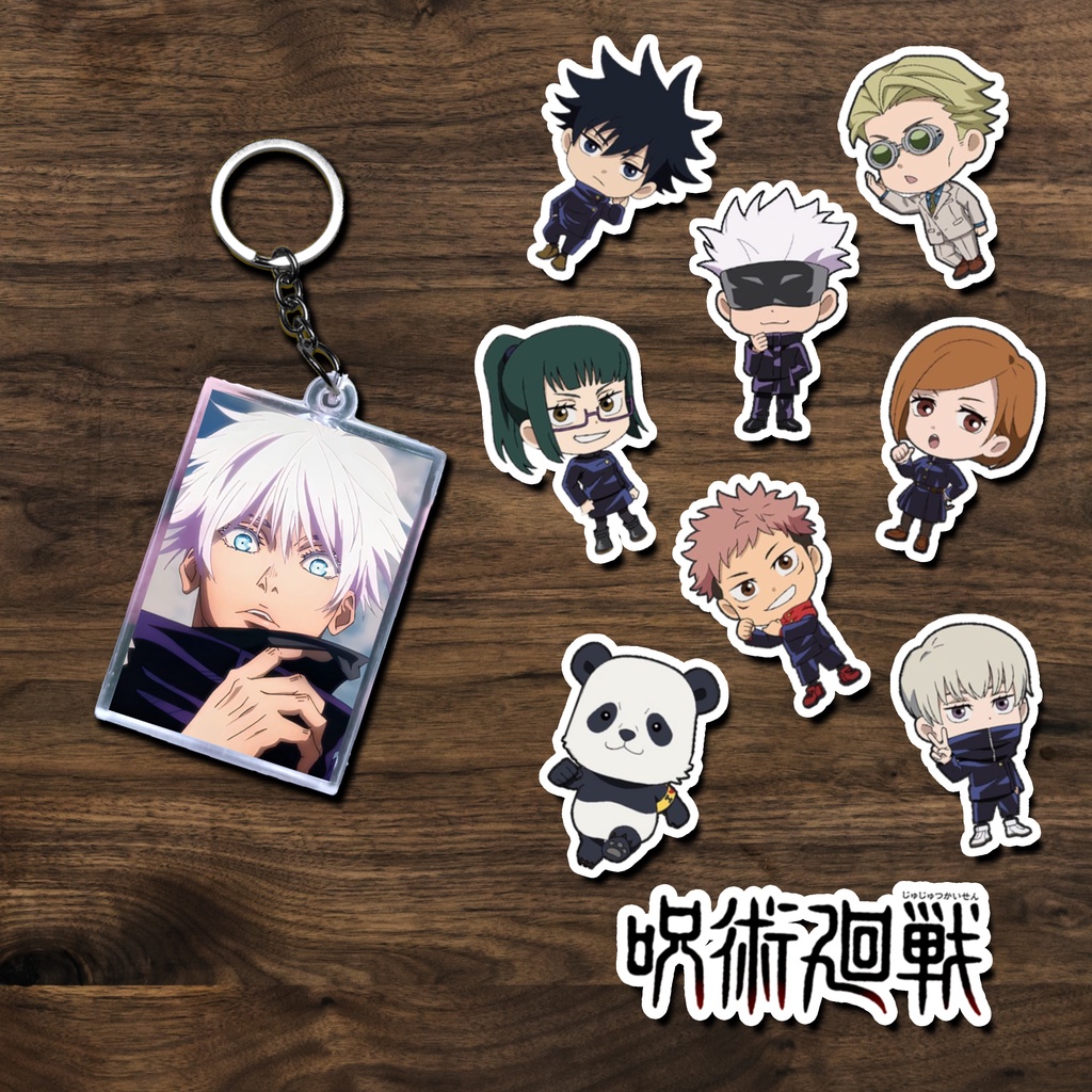 GANTUNGAN Vinyl Sticker Plus Jujutsu Kaisen Anime keychain / Waterproof ...
