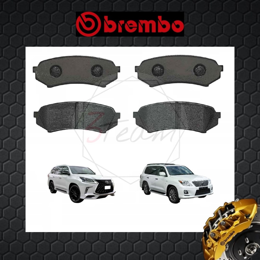 BREMBO Front Brake Pads (1 set) - Lexus LX470 UZJ200W, URJ202W, Lexus ...