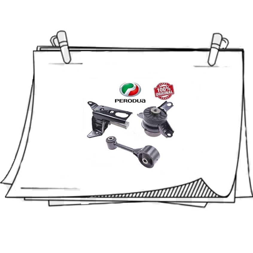 {JS} PERODUA MYVI, LAGI BEST & ALZA ENGINE MOUNTING SET FOR AUTO ...