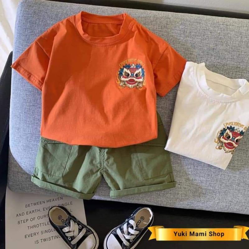 Lion Dance Design Clothing Set | Shopee Malaysia