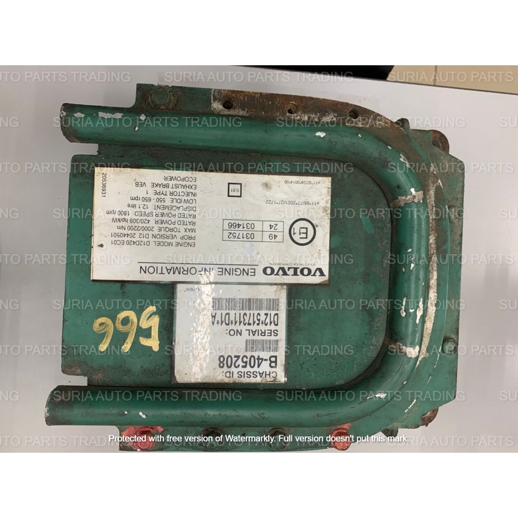 VOLVO ENGINE ECU CONTROL UNIT 566 D12D420 | Shopee Malaysia
