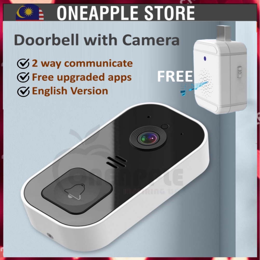 Visual Doorbell Smart App Remote Video Voice Doorbell Changeable Sound ...