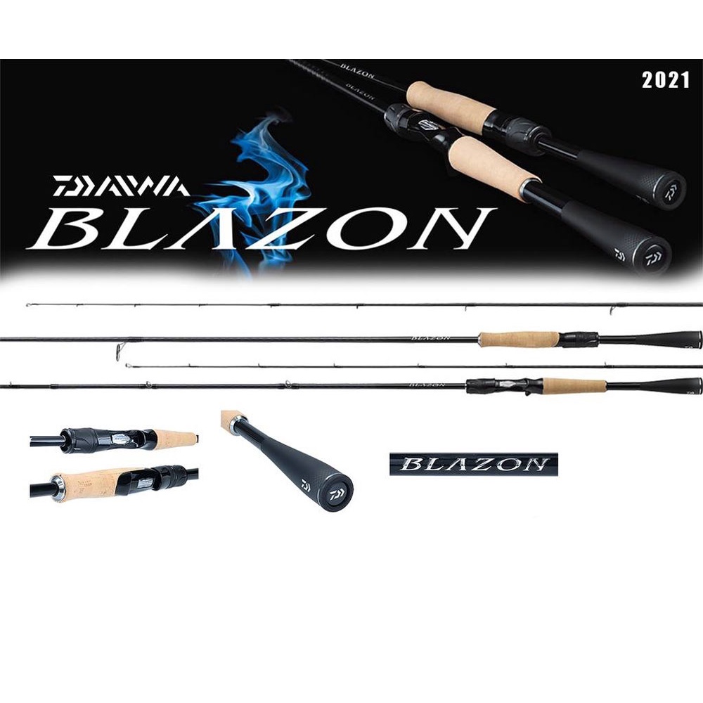 21 DAIWA fishing rod BLAZON C66ML-2 S68MH-2 S67ML-2 Baitcasting & Spinning Rod With 1 Year Local ...