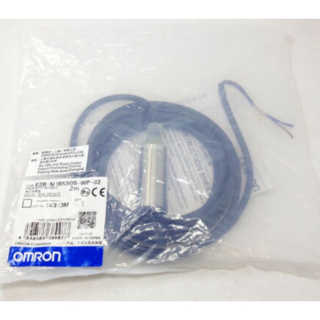 OMRON E2B-M18KS05-WP-B2 2M OMI Inductive Sensor, Proximity Switch, | Shopee Malaysia