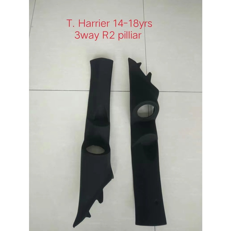 TOYOTA HARRIER 2014 2016 2018 2020 3 Way Air Pillar Tweeter + 3.5" MID ...