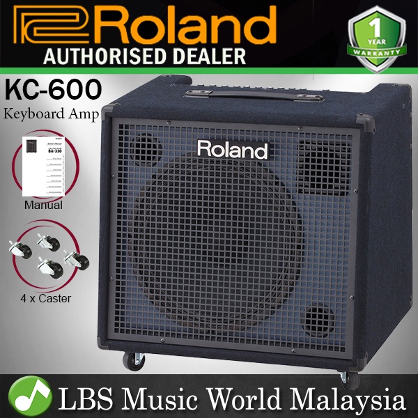 Roland KC-600 200W Stereo Mixing Keyboard Amplifier 4 Channel Speaker ...