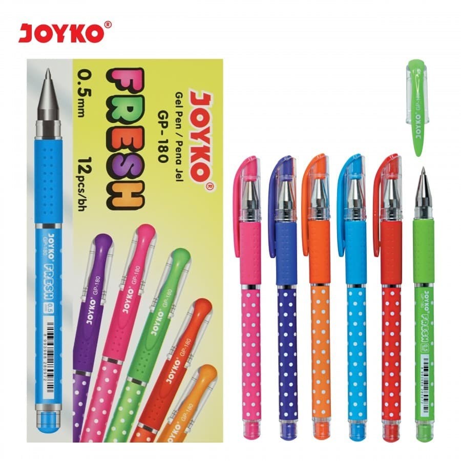 Joyko Gel Pen GP-180 (1 Pcs) / Gel Pen GP-180 (Fresh) | Shopee Malaysia