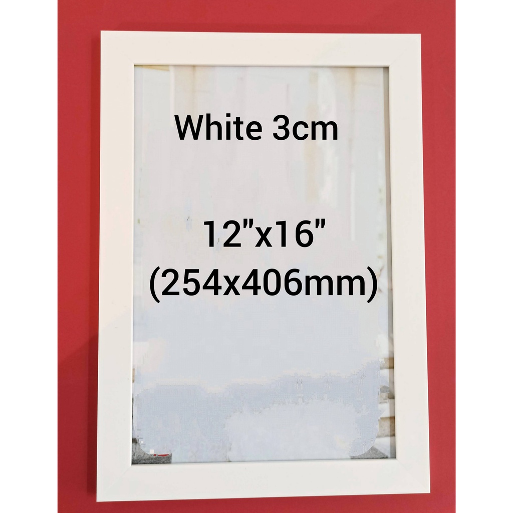 6R|8R|A4|10R|11R|12R|A3 White 3cm PS Photo Frame Wall hanging for ...