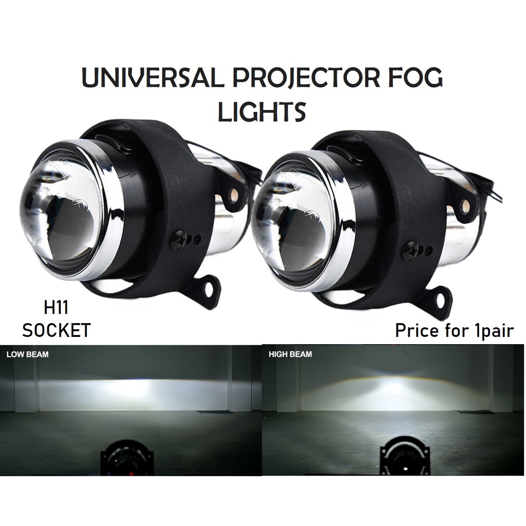HONDA / PROTON /Universal Fog lamp Car HID/LED Fog lights Projector ...