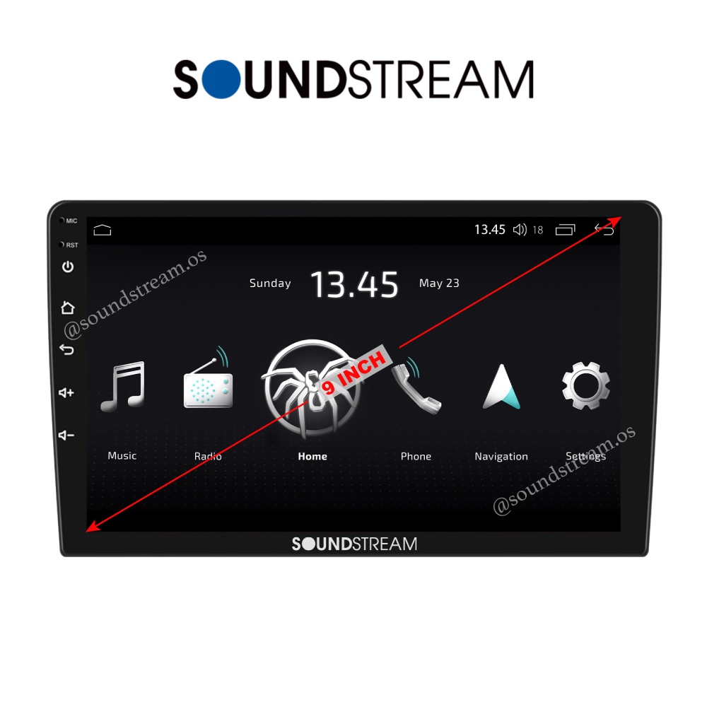 SOUNDSTREAM Anzuo Ultra QLED 360 Cam Supported, DSP & 4G SIM Car ...