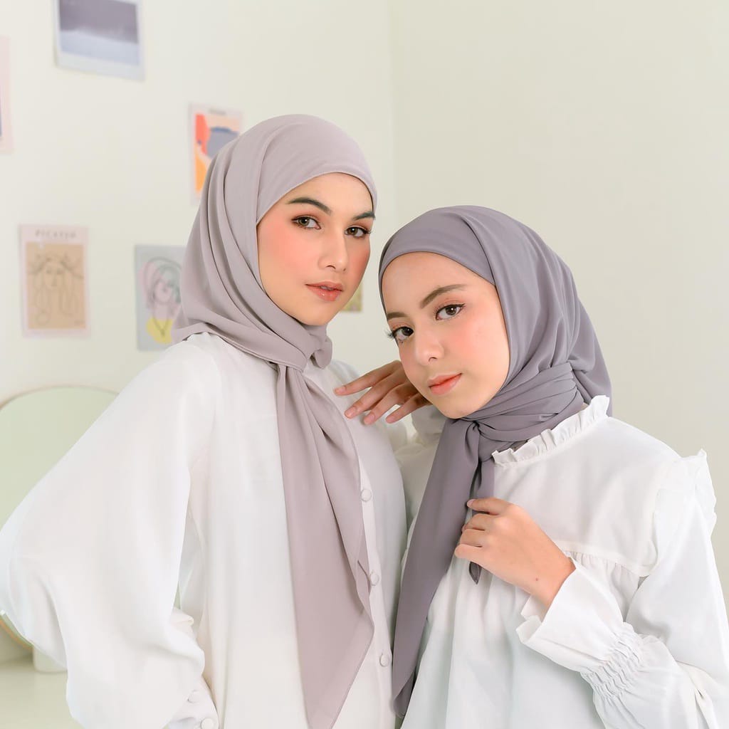 LInstant Rectangular Hijab Inner 2 Layer Triangle Hijab Inner ceruty ...