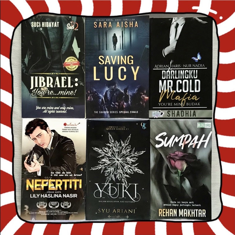 NOVEL MELAYU SAVING LUCY SUCI HIDAYAT JIBRAEL SUMPAH REHAN MAKHTAR YUKI SYU ARIANI NEFERTITI ...