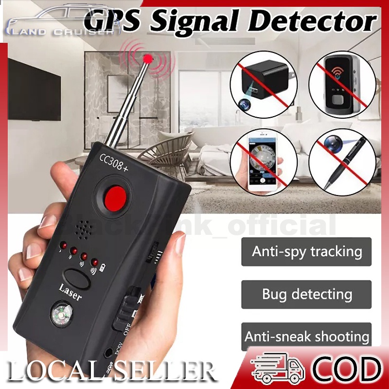 Cc308 Full Range Anti Spy Bug Detector Mini Wireless Camera Hidden Signal Gsm Device Finder