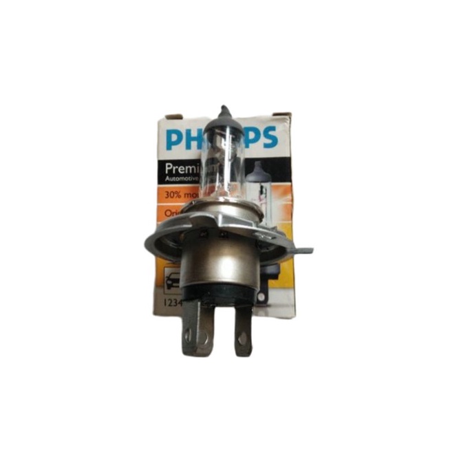 ORIGINAL PHILIPS MADE IN GERMANY HALOGEN HEAD LAMP H4 12V 60/55W BULB ...