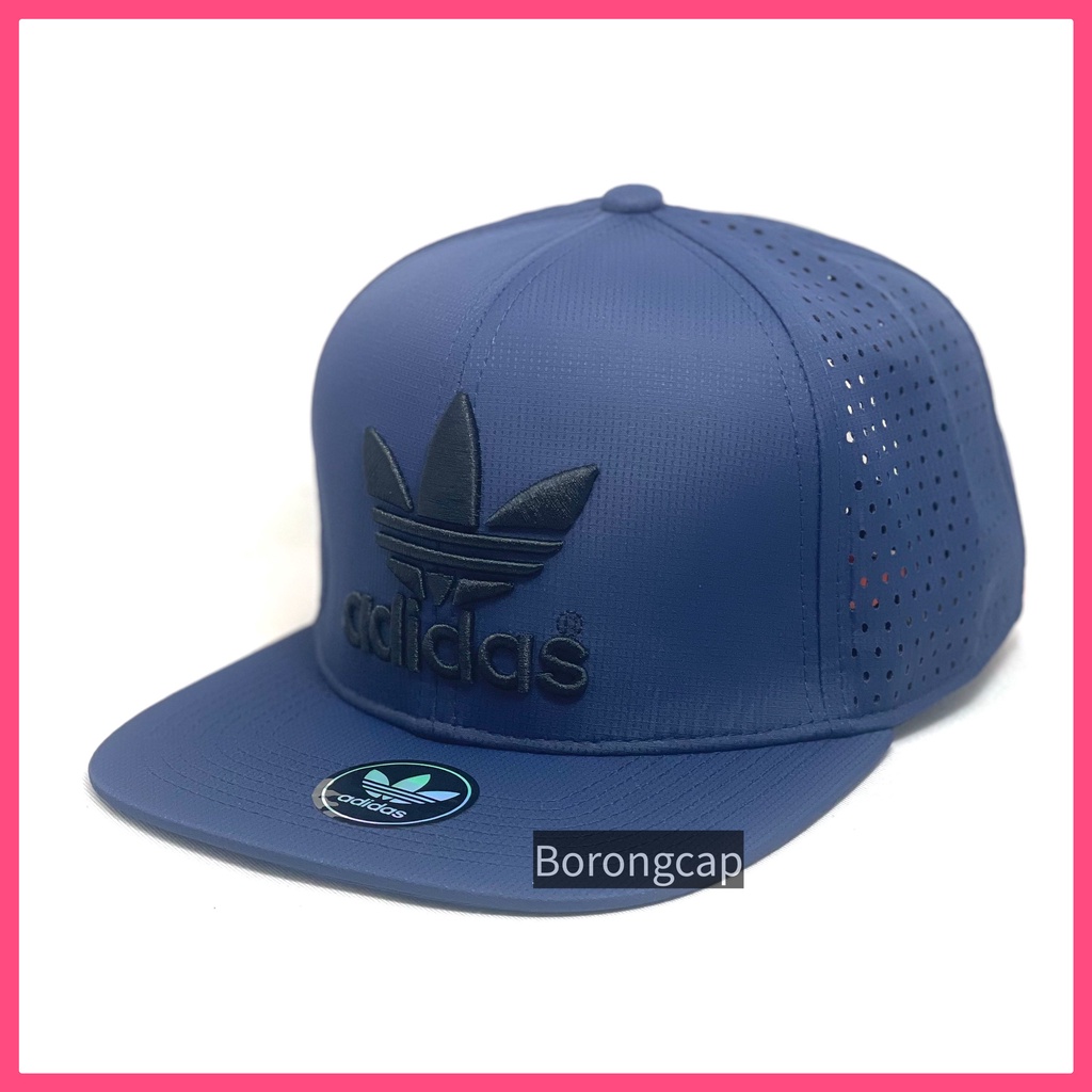 Topi Teknologi Berlubang Adidas Trefoil Dry Fit | Shopee Malaysia