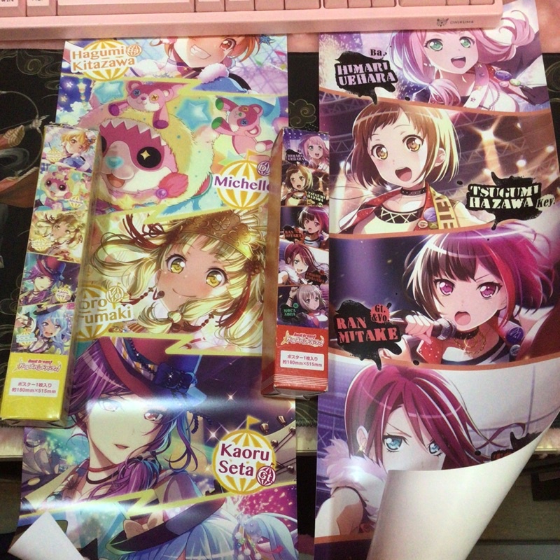 [OFFICIAL] Bang dream Afterglow Hello Happy World long poster | Shopee Malaysia