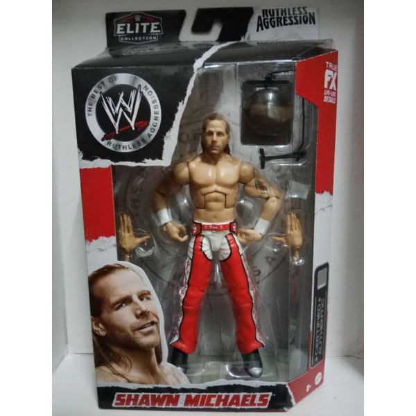 Mattel WWE Elite Ruthless Aggression Series 1 Shawn Michaels Wrestling ...
