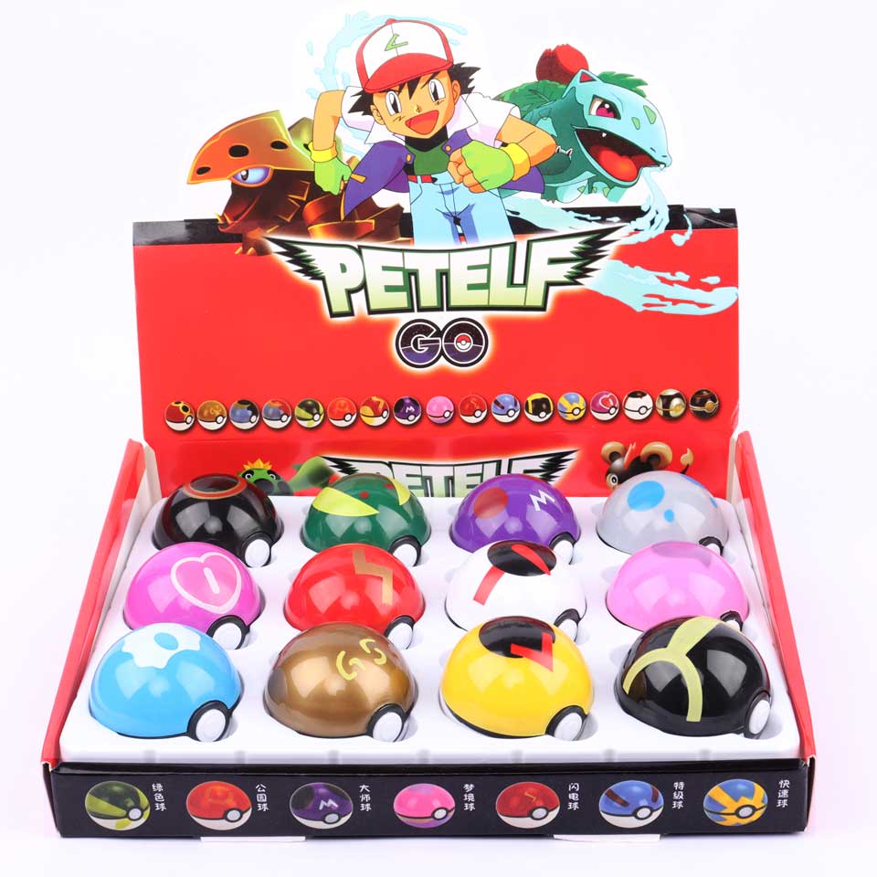 Pokemon Doll Pack Pokeball Pikachu Toy Pokeball 12pcs | Shopee Malaysia