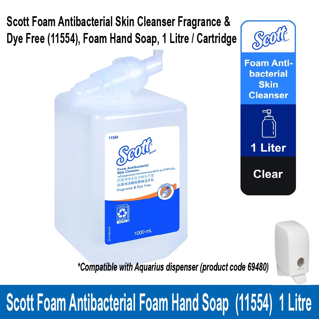 Scott General Luxury Foam Soap (12552 // 11554 // 11553) //Aquarius ...