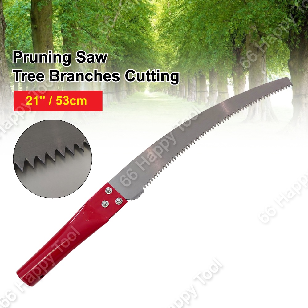 Outdoor 21" Inch 53cm Pruning Tree Saw Garden Branch Cutter Wood Hand ...