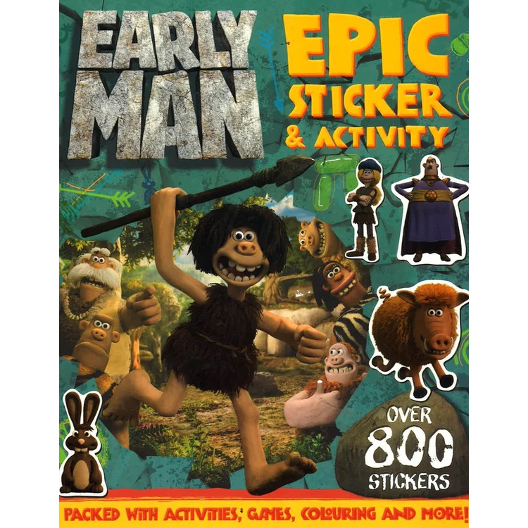 EARLY MAN 'EPIC STICKER & ACTIVITY (STICKER ACTIVITY BOOK OVER 800 STICKERS) | Shopee Malaysia
