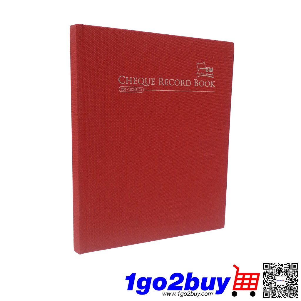 [Uni Paper] Cheque Record Book 200Pages H/C (SCRB-103) | Shopee Malaysia
