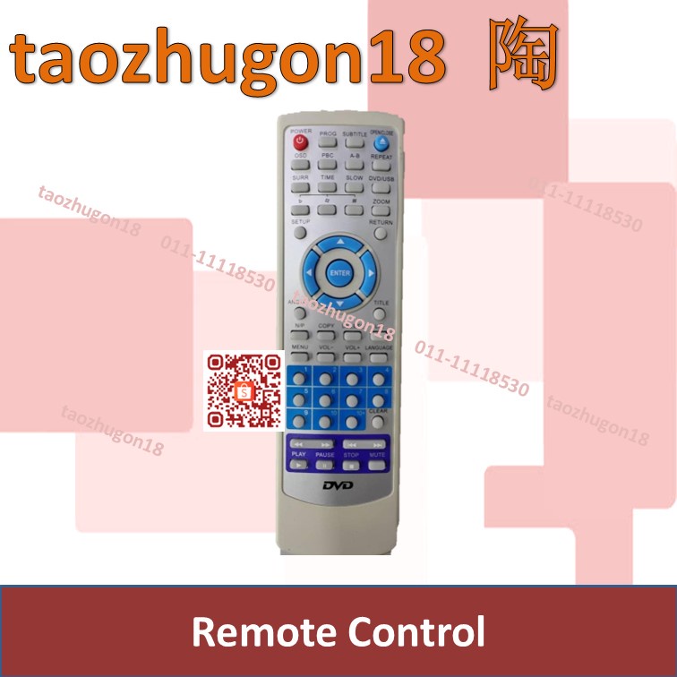Original Vision DVD Player Remote Control | Shopee Malaysia