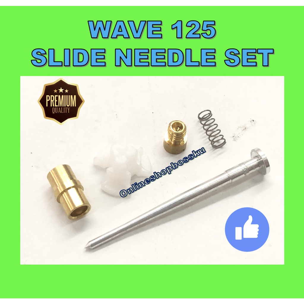 WAVE 125 SLIDE NEEDLE SET WAVE125 CARBURATOR SLIDE NEEDLE WAVE 125 ...