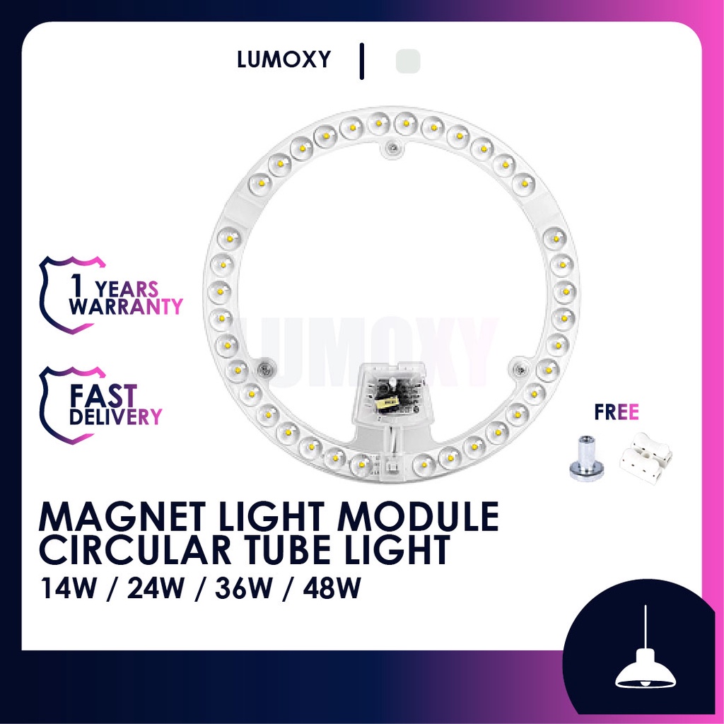 LMY_ LED Magnet Light 18W 24W 36W 48W Module Circular Ring Down Lights ...