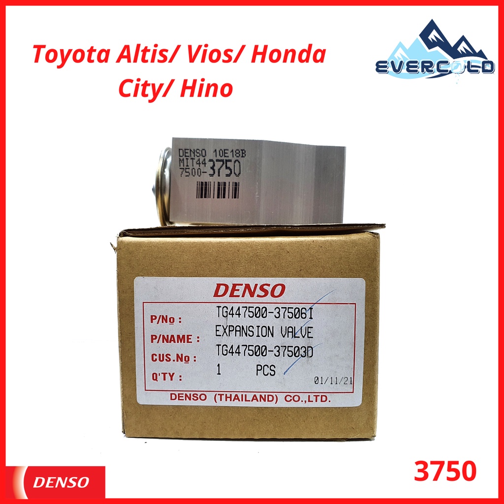 Original Denso 3750 Expansion Valve (Toyota Altis 2014 ZRE172/ Vios ...