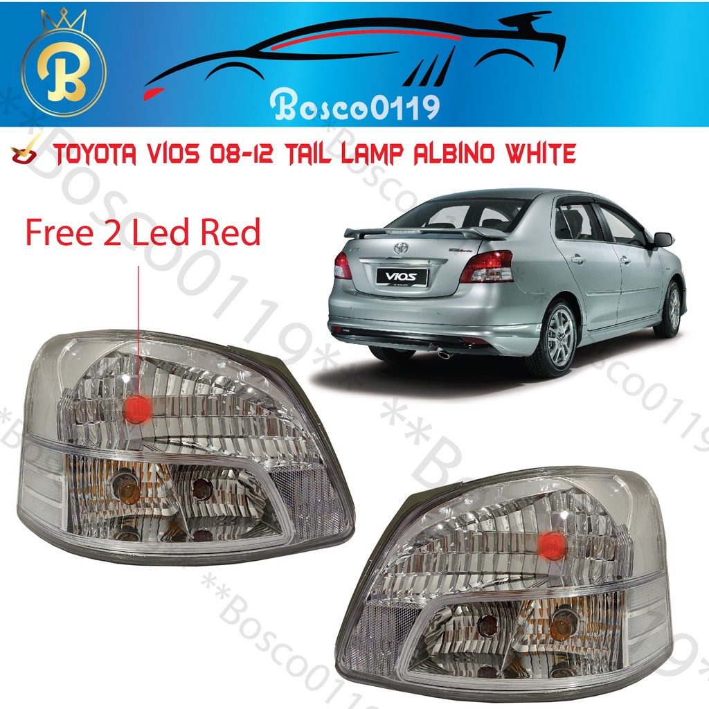 Toyota BELTA VIOS DUGONG Ori Design ALBINO Tail light Tail lamp NCP93 ...