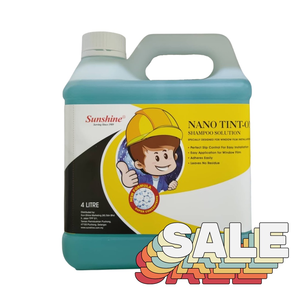 Nano Tech Window Shampoo Tinted For House/Car/Tinted Rumah/Car Wash ...