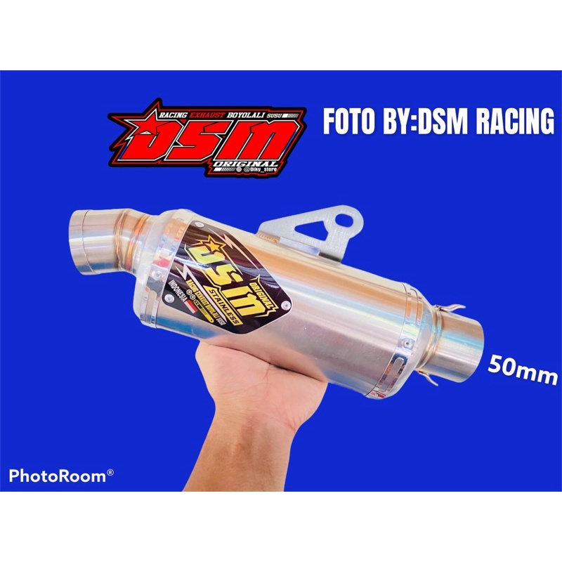 Dsm RACING Exhaust Original type Oval 20cm | Shopee Malaysia