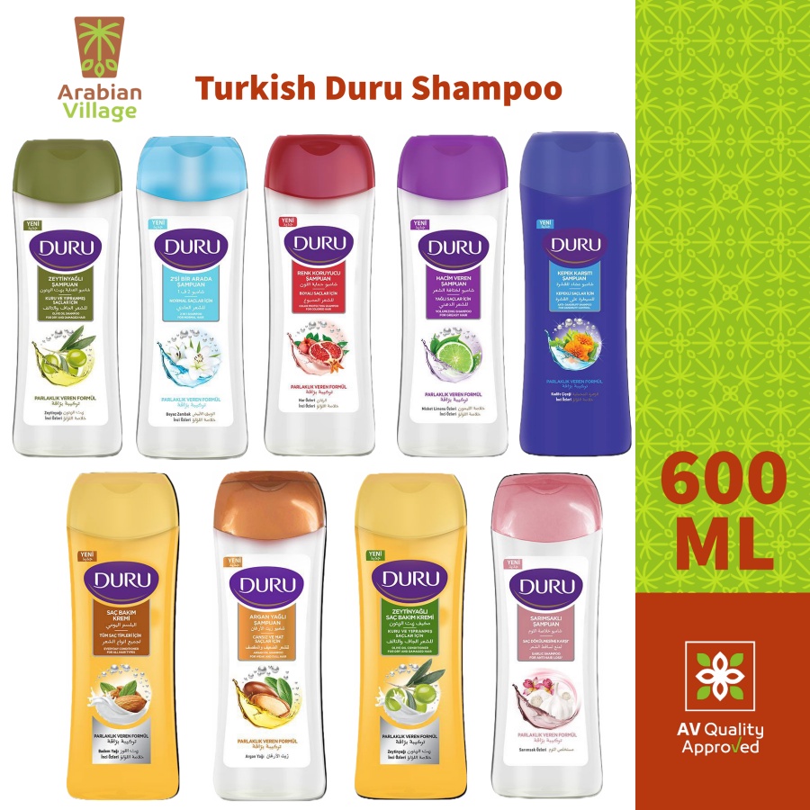 Turkish Duru Premium Shampoo & Conditioner 600 ML | Shopee Malaysia