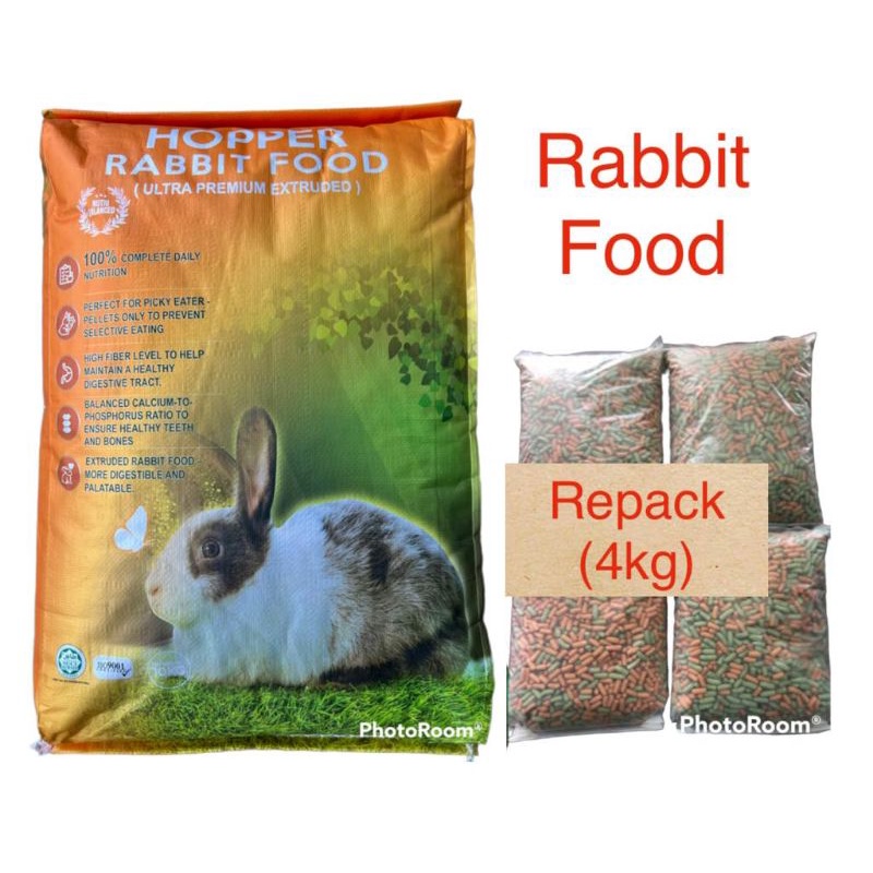 Makanan Rabbit / Hamster(Hopper)Repack 4kg | Shopee Malaysia