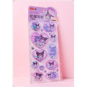 Cute Sanrio 3D Wobble sticker Cinnamoroll wobble sticker My Melody ...