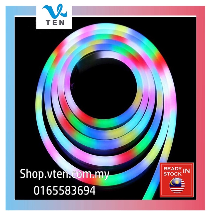 *1-10M AC240V RGB Multi Color Running Neon LED Strip Colorful Led Neon ...