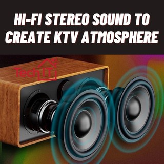 FAMILY KTV N-S10 Original Karaoke Speaker Home Karaoke Bluetooth Speaker Wireless Mic Speaker ...