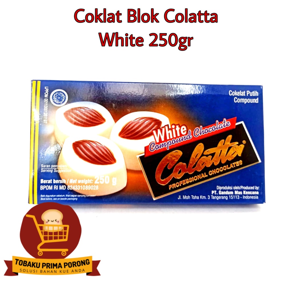 Colatta WHITE CHOCOLATE BLOCK - 250 G | Shopee Malaysia