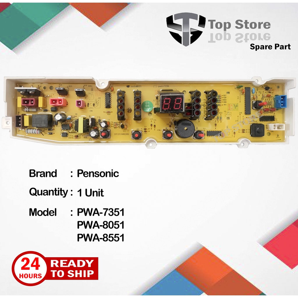 Pensonic Washing Machine PCB Control Board PWA-7351 PWA-8051 PWA-8551 ...