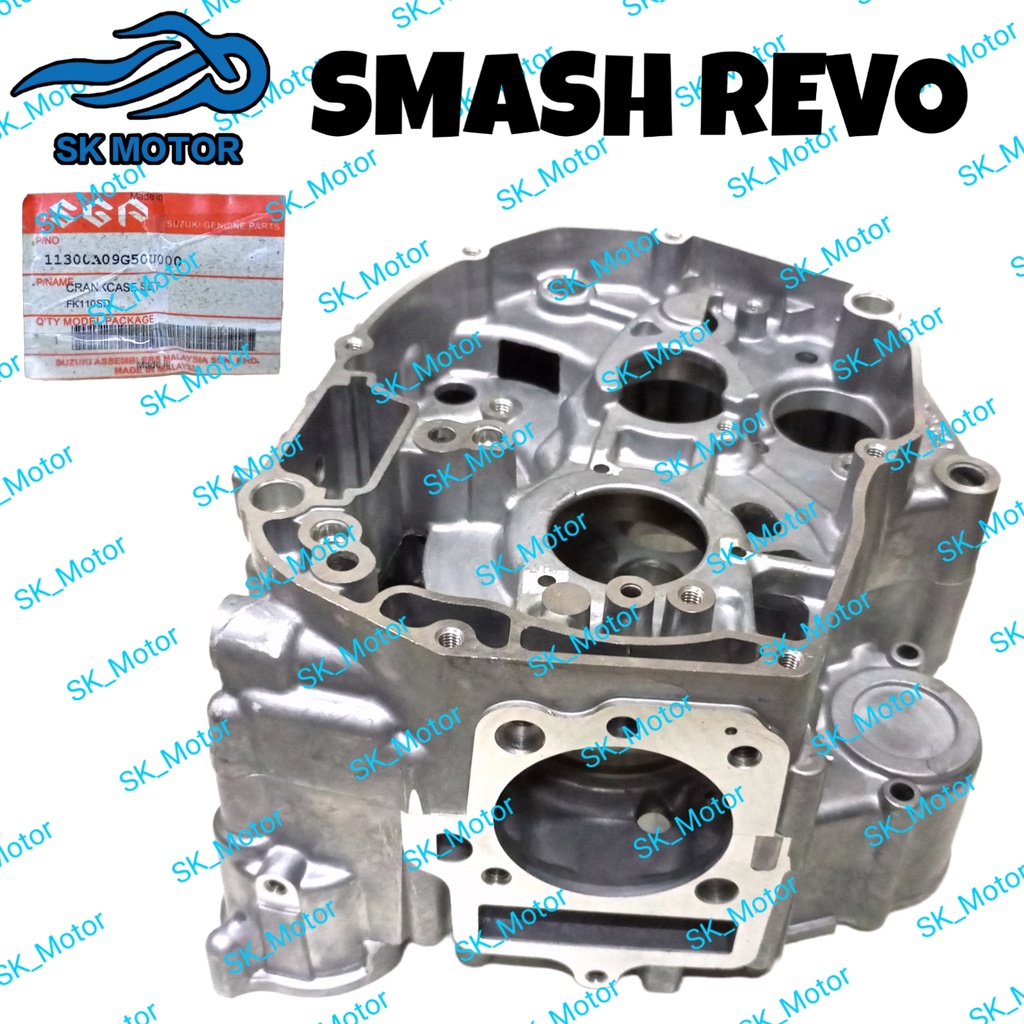 Suzuki SMASH REVO (STARTER) Original Crankcase Left Right Kiri Kanan ...